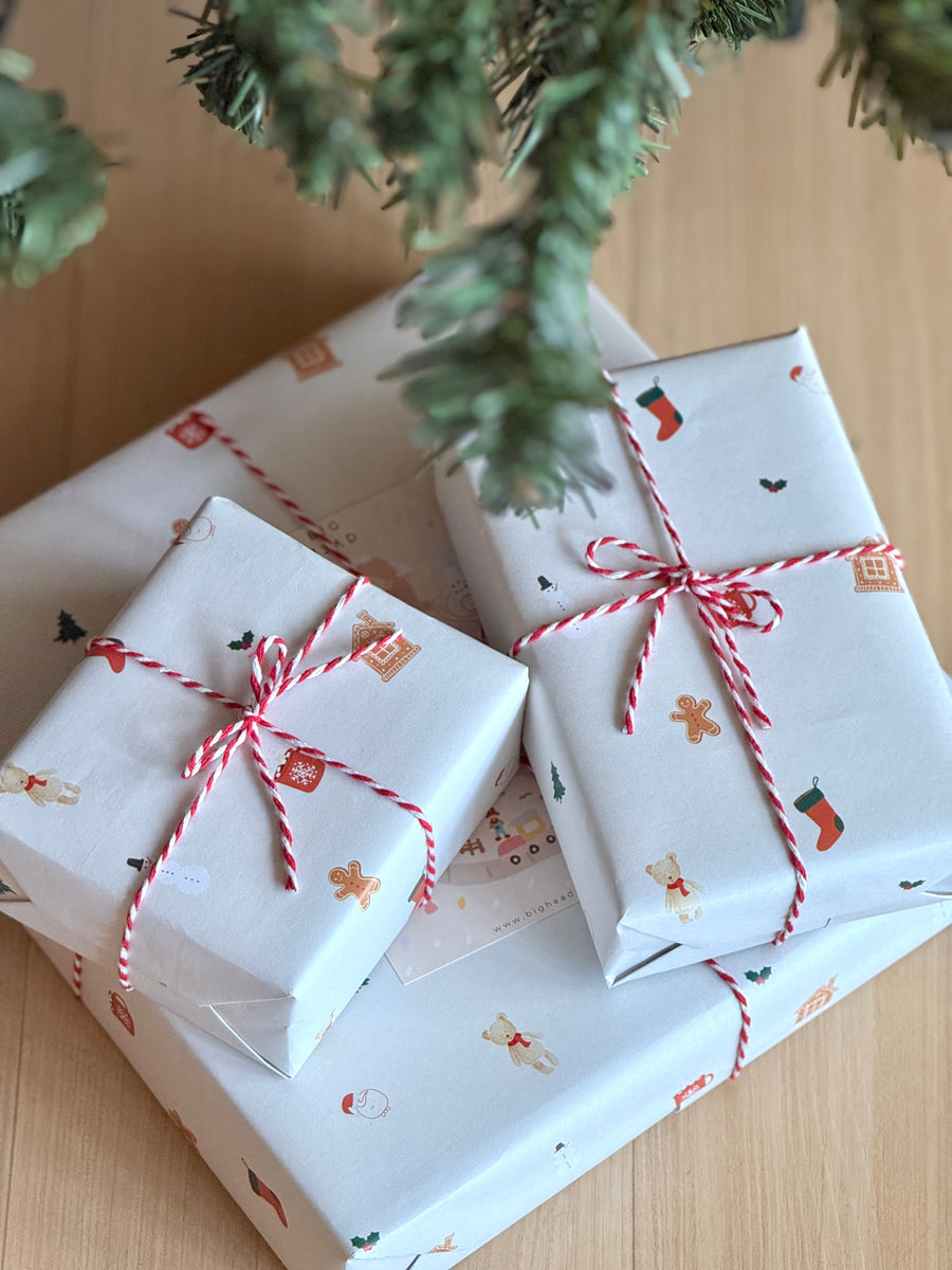 Christmas Gift Wrapping – Big Head
